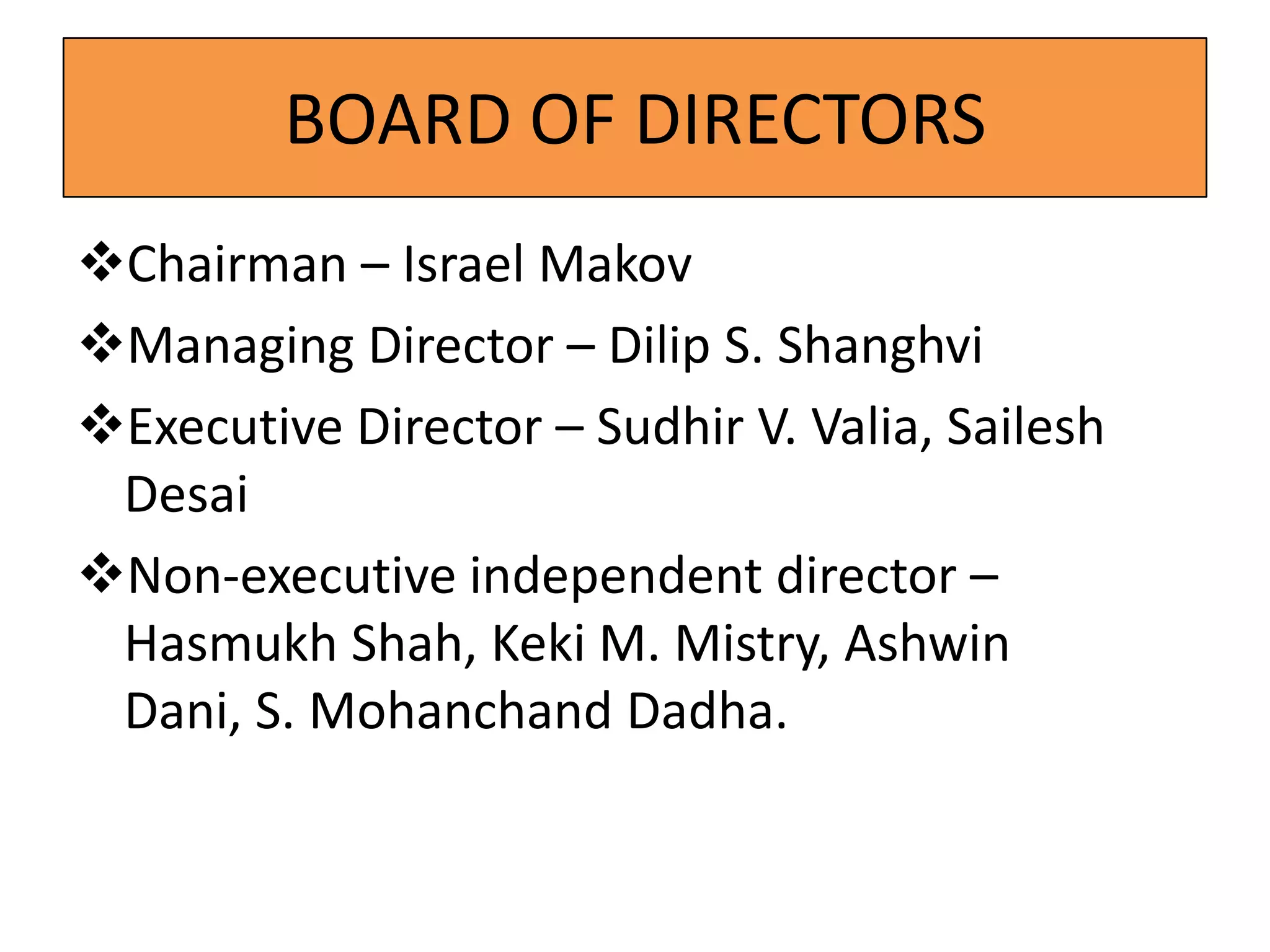 Sun pharma ppt | PPTX