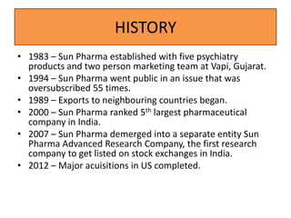 Sun pharma ppt | PPTX