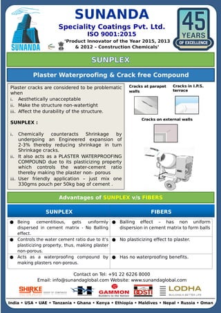 Sunplex pamphlet | PDF