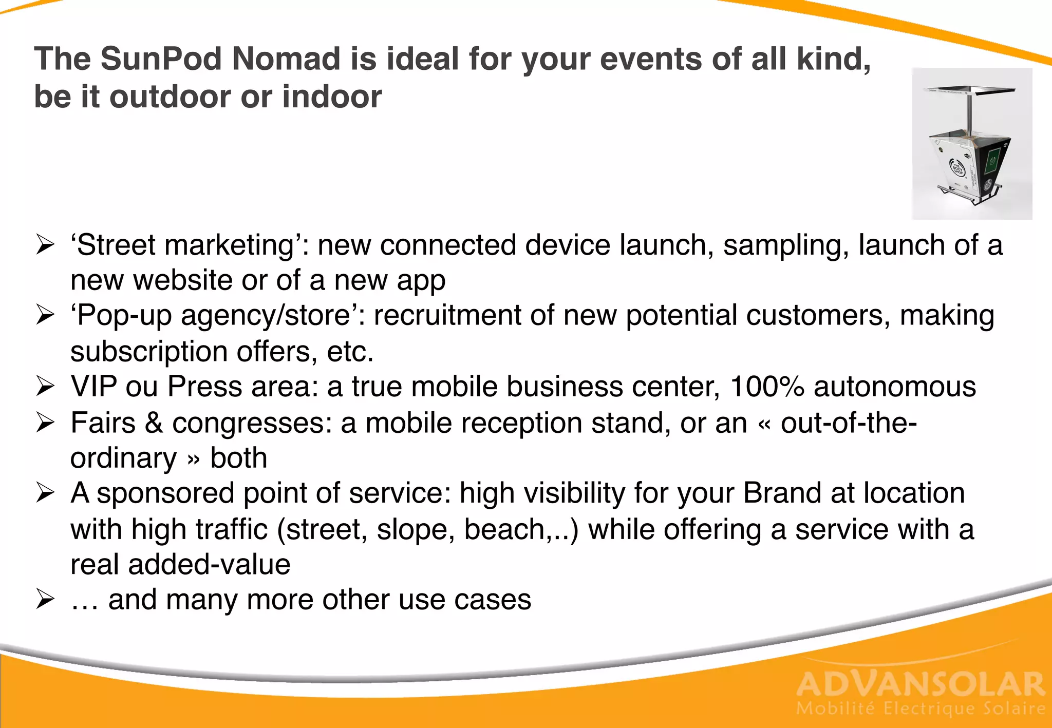 SunPod® Nomad: presentation | PPTX