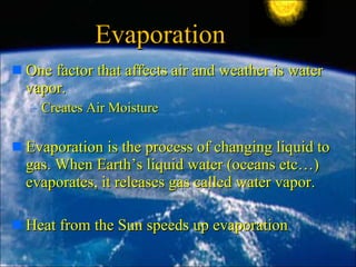 Sun's Effect on Weather | PPT