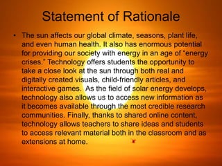 Solar Energy Presentation | PPTX