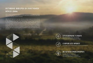 Sunrise company brochure | PPT