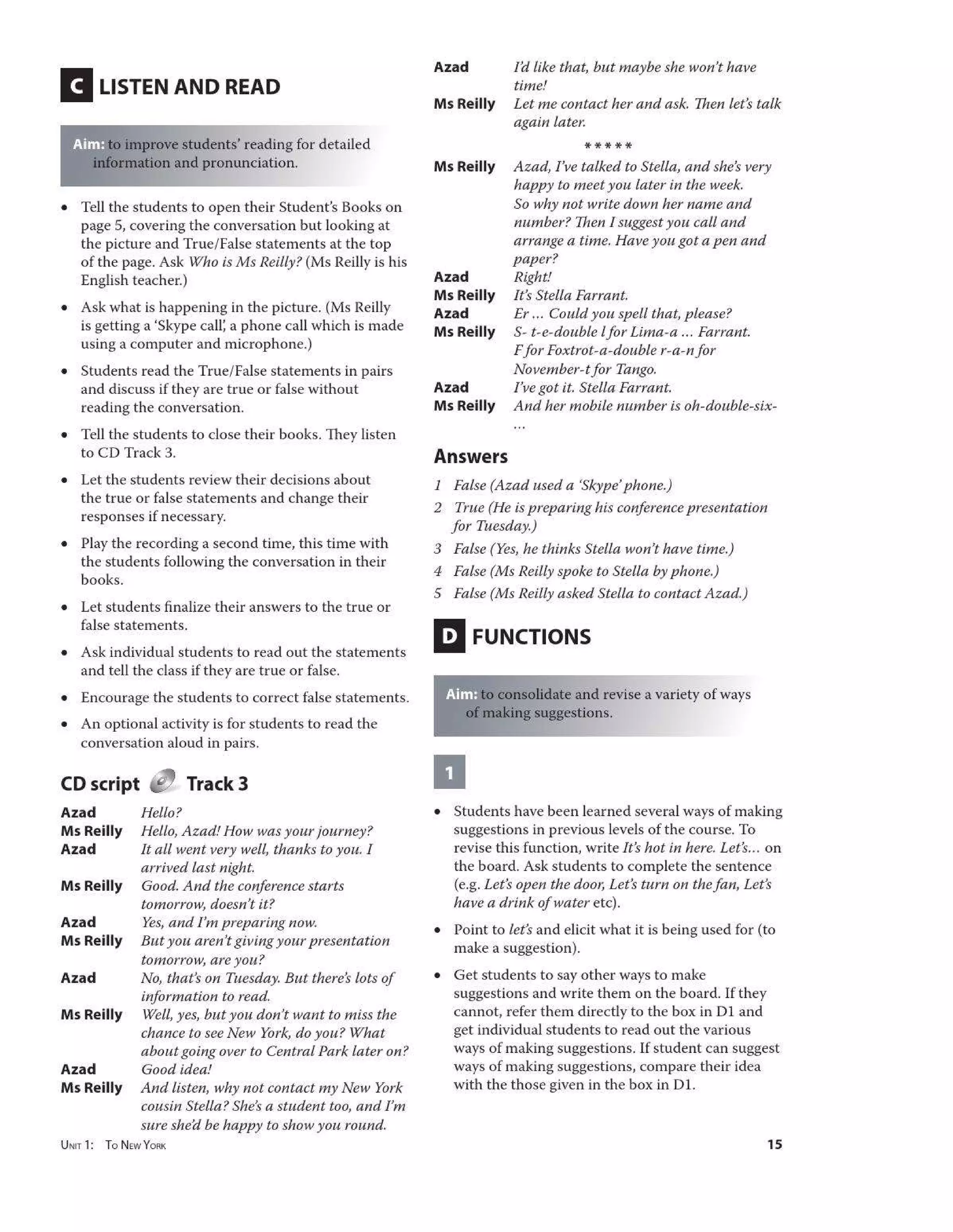 Sunrise 12 Teacher's Book | PDF