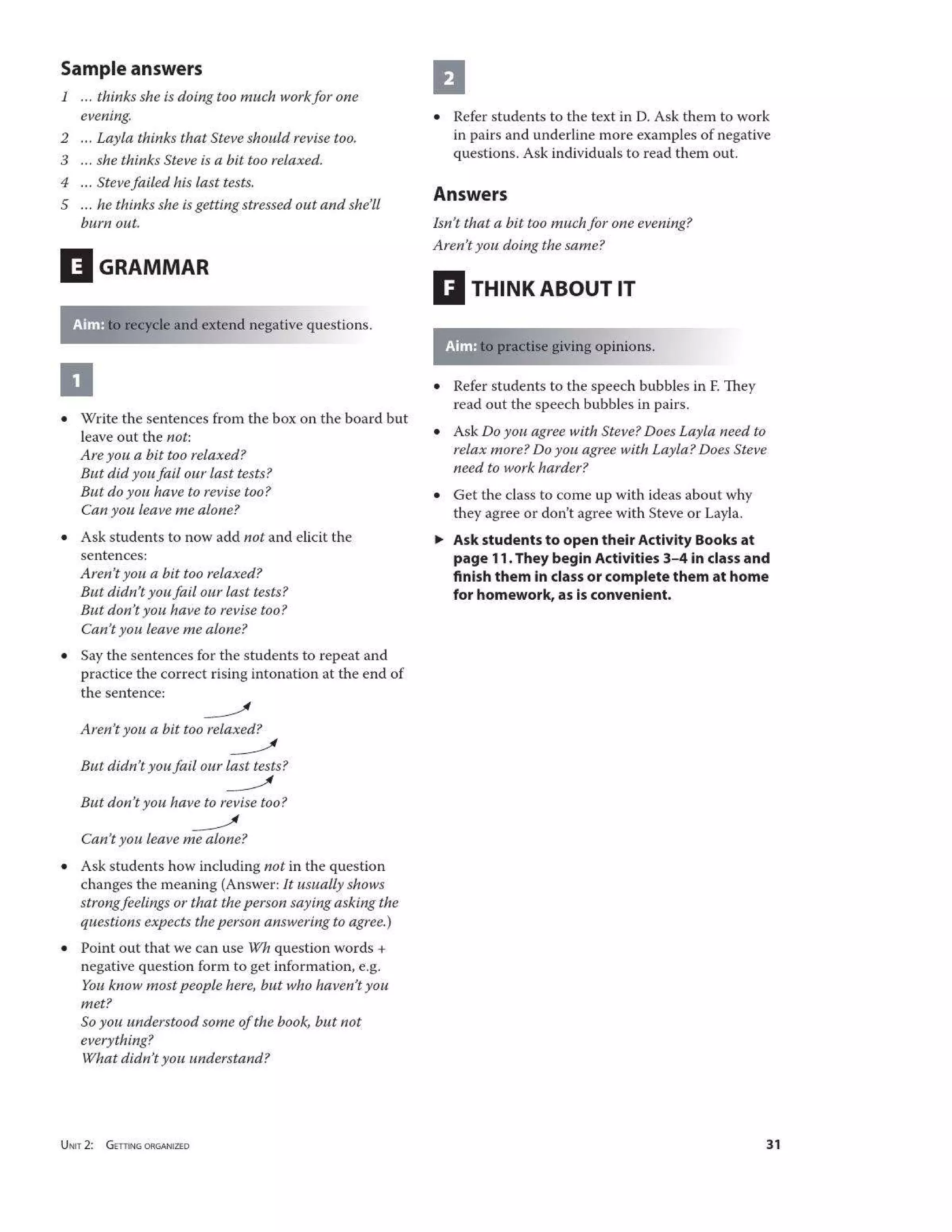 Sunrise 12 Teacher's Book | PDF