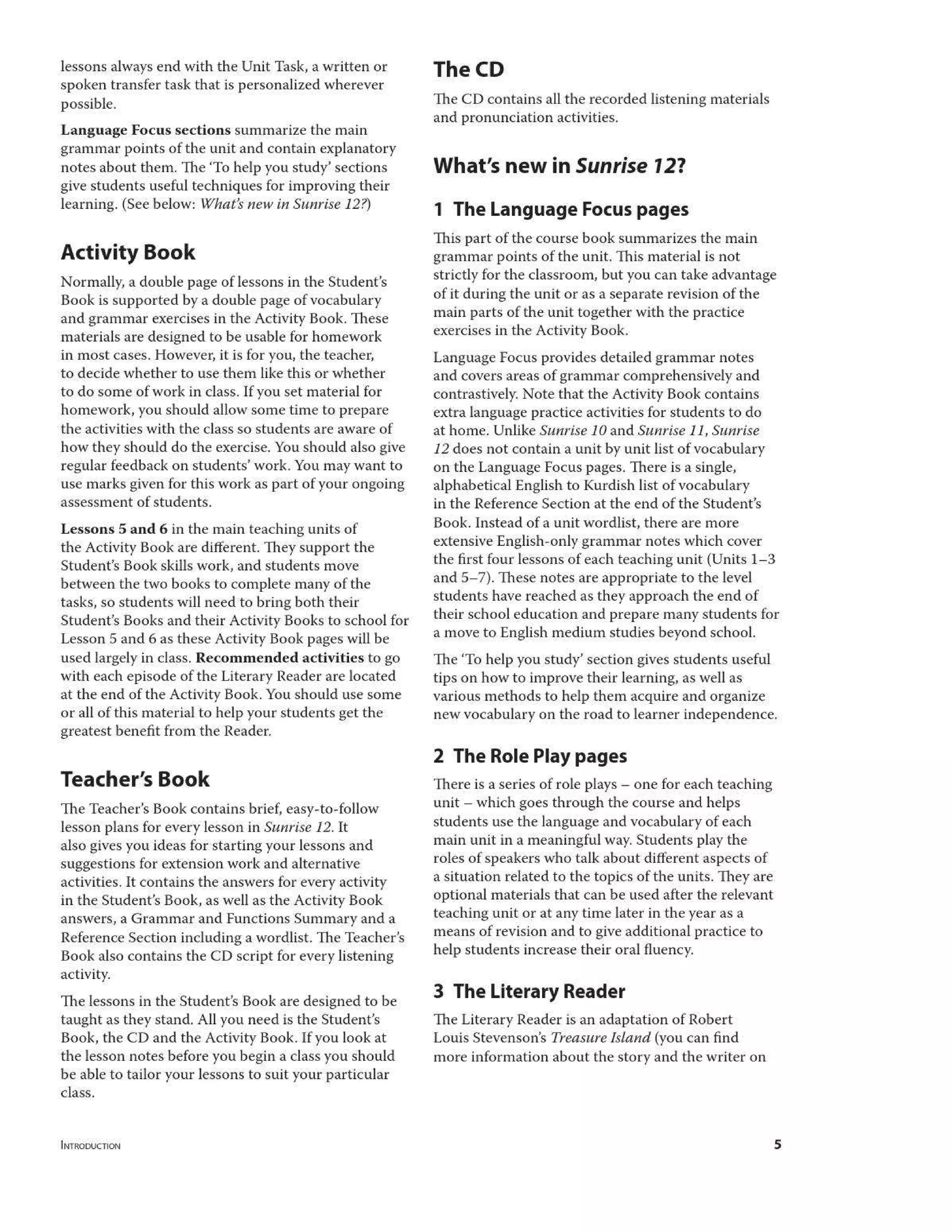 Sunrise 12 Teacher's Book | PDF