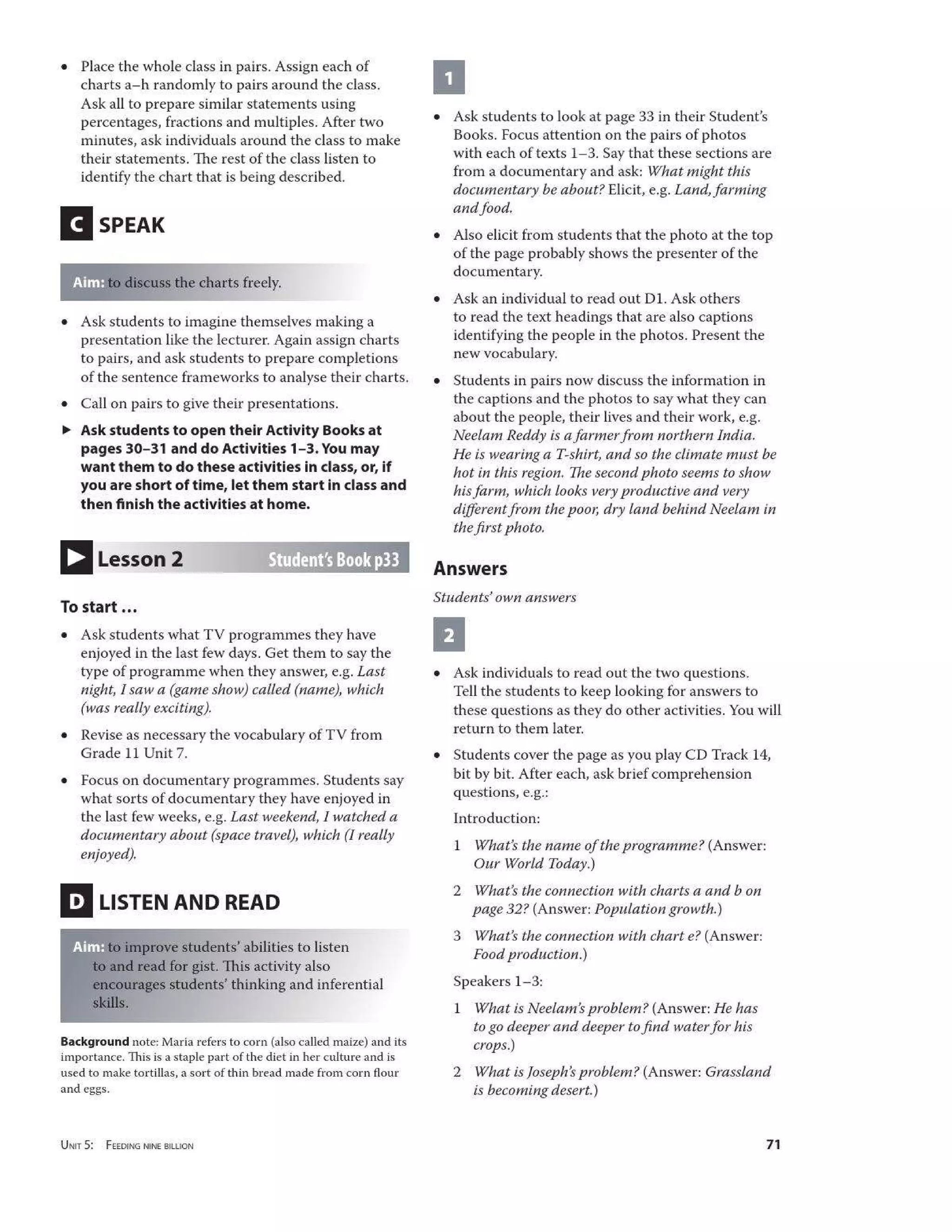 Sunrise 12 Teacher's Book | PDF