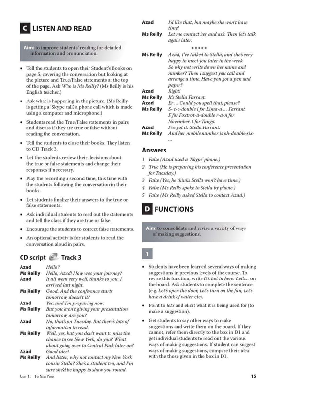 Sunrise 12 Teacher's Book | PDF