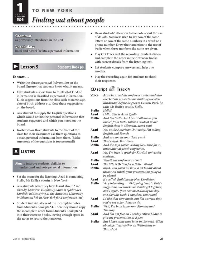 Sunrise 12 Teacher's Book | PDF