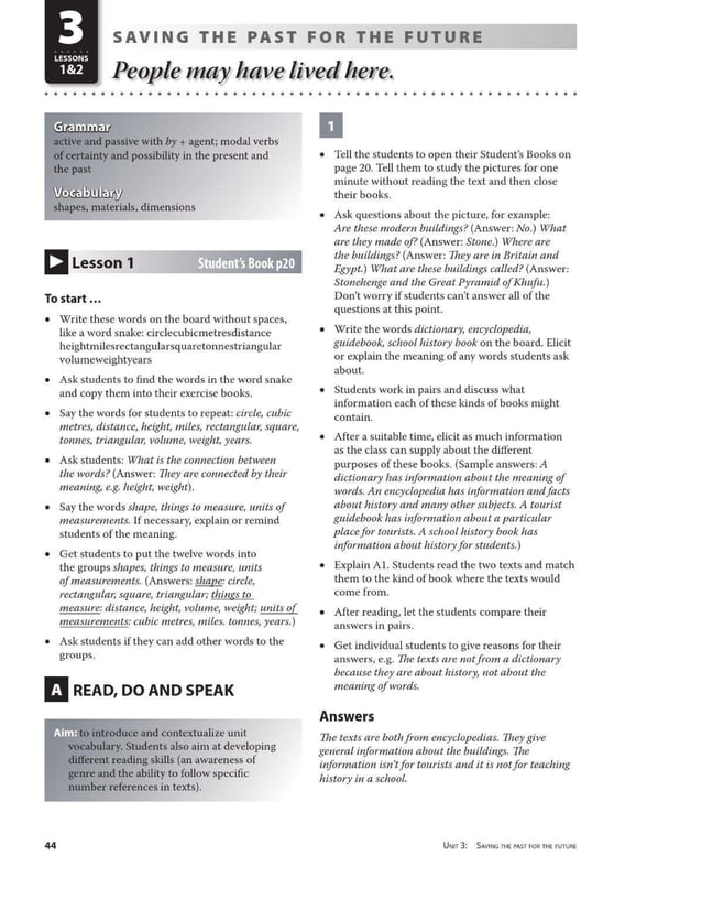 Sunrise 12 Teacher's Book | PDF