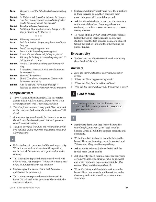 Sunrise 12 Teacher's Book | PDF