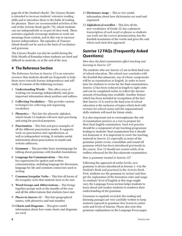 Sunrise 12 Teacher's Book | PDF