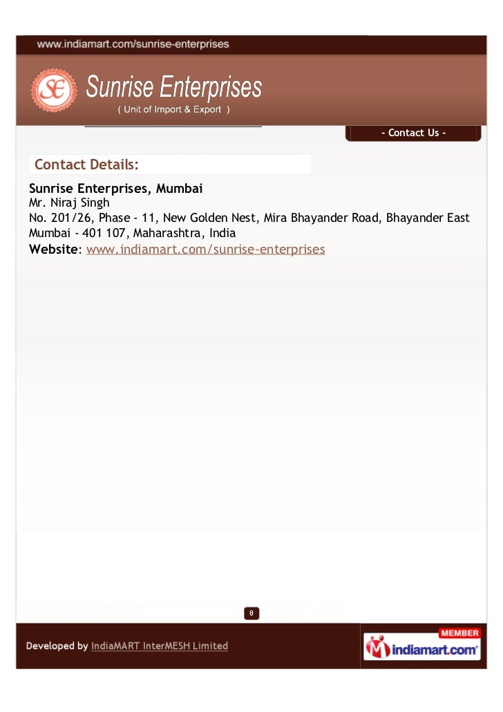 Sunrise Enterprises, Mumbai, Graphite Product