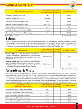 Sunrise information brochure | PDF