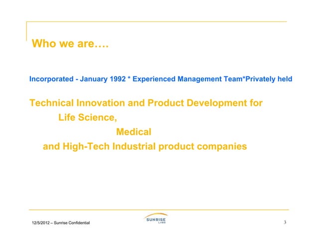 Sunrise presentation | PPT