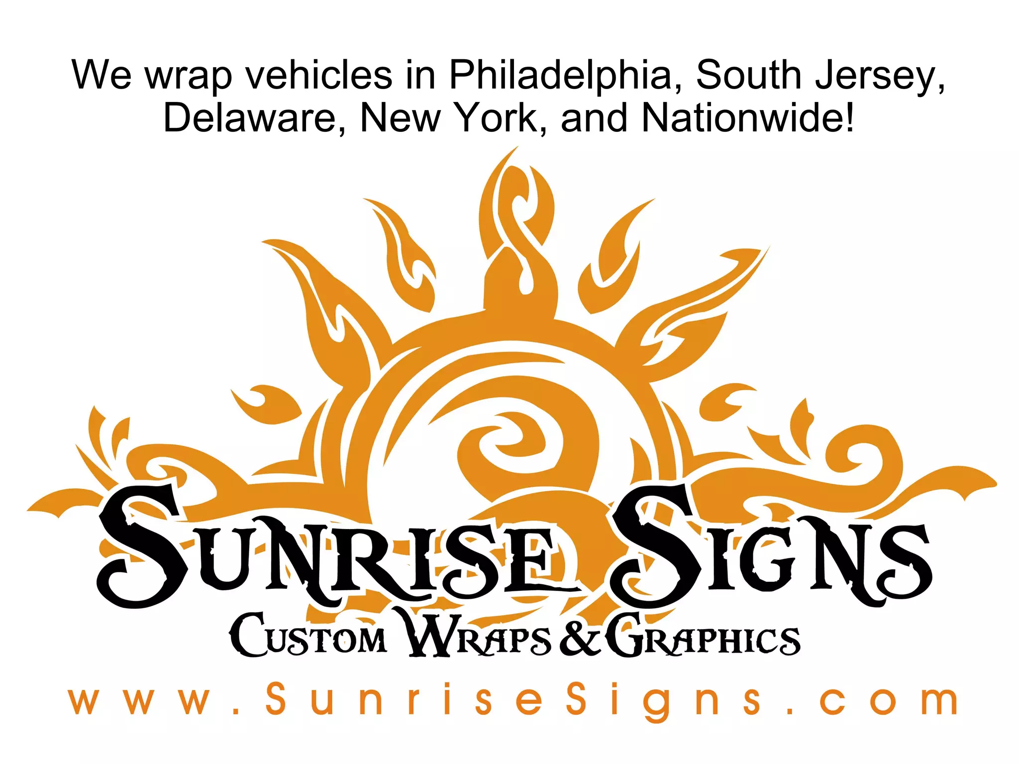 Sunrise Signs Vehicle Wrap Rainbow | PPT