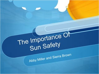 Sun Safety | PPTX