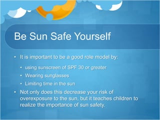 Sun Safety | PPTX