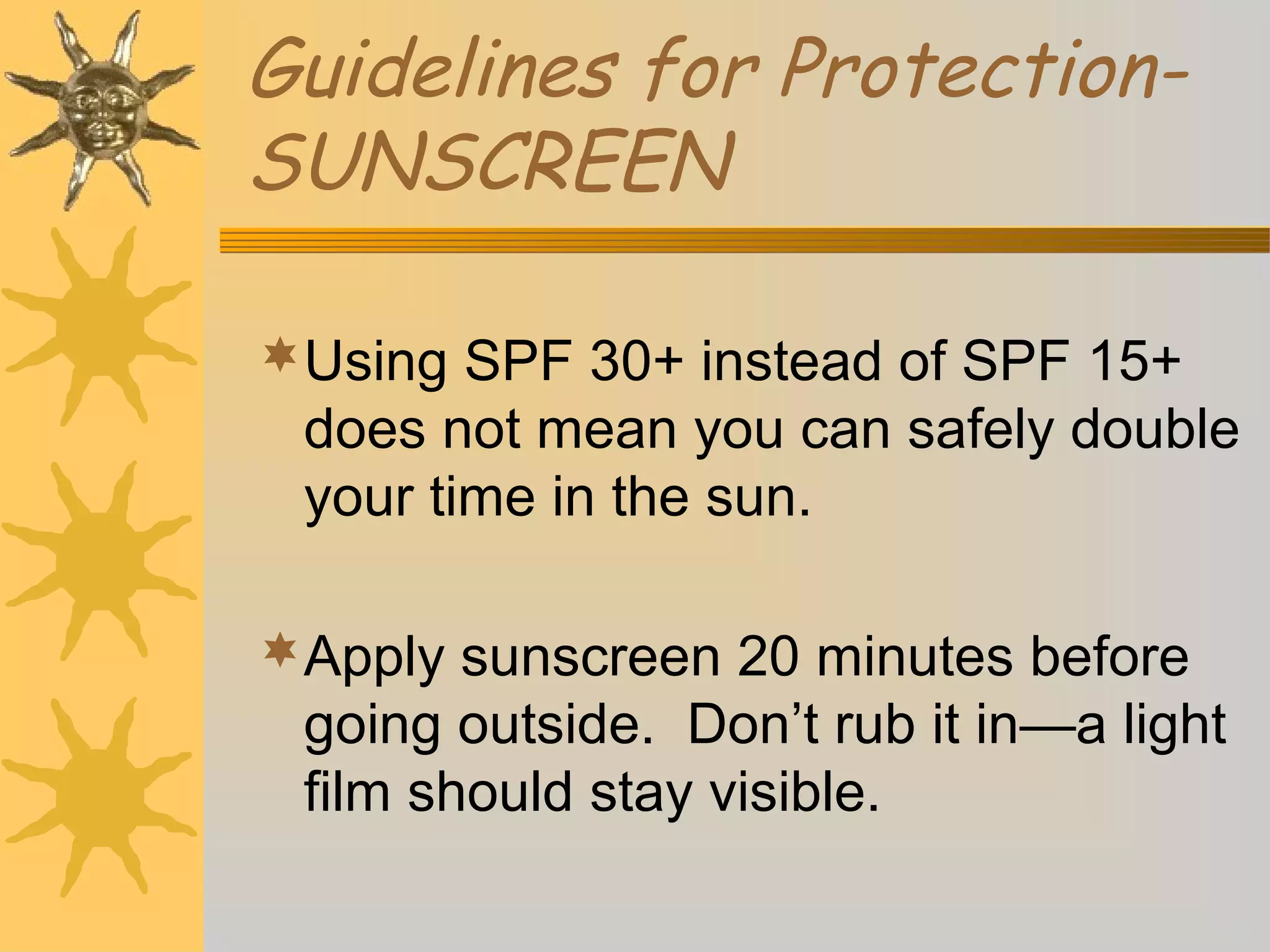 Sun Safety | PPT
