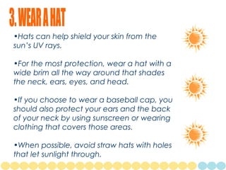 Sun protection Safety Tips | PPT