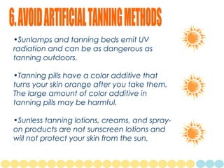 Sun protection Safety Tips | PPT