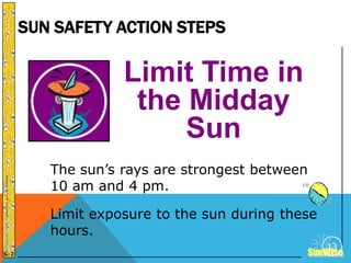 Sun safety P - 3 | PPTX