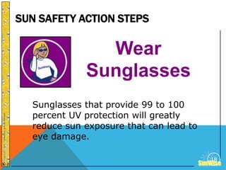 Sun safety P - 3 | PPTX