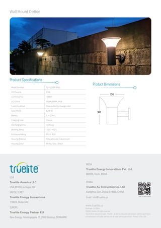 SunScape Solar bollard | PDF