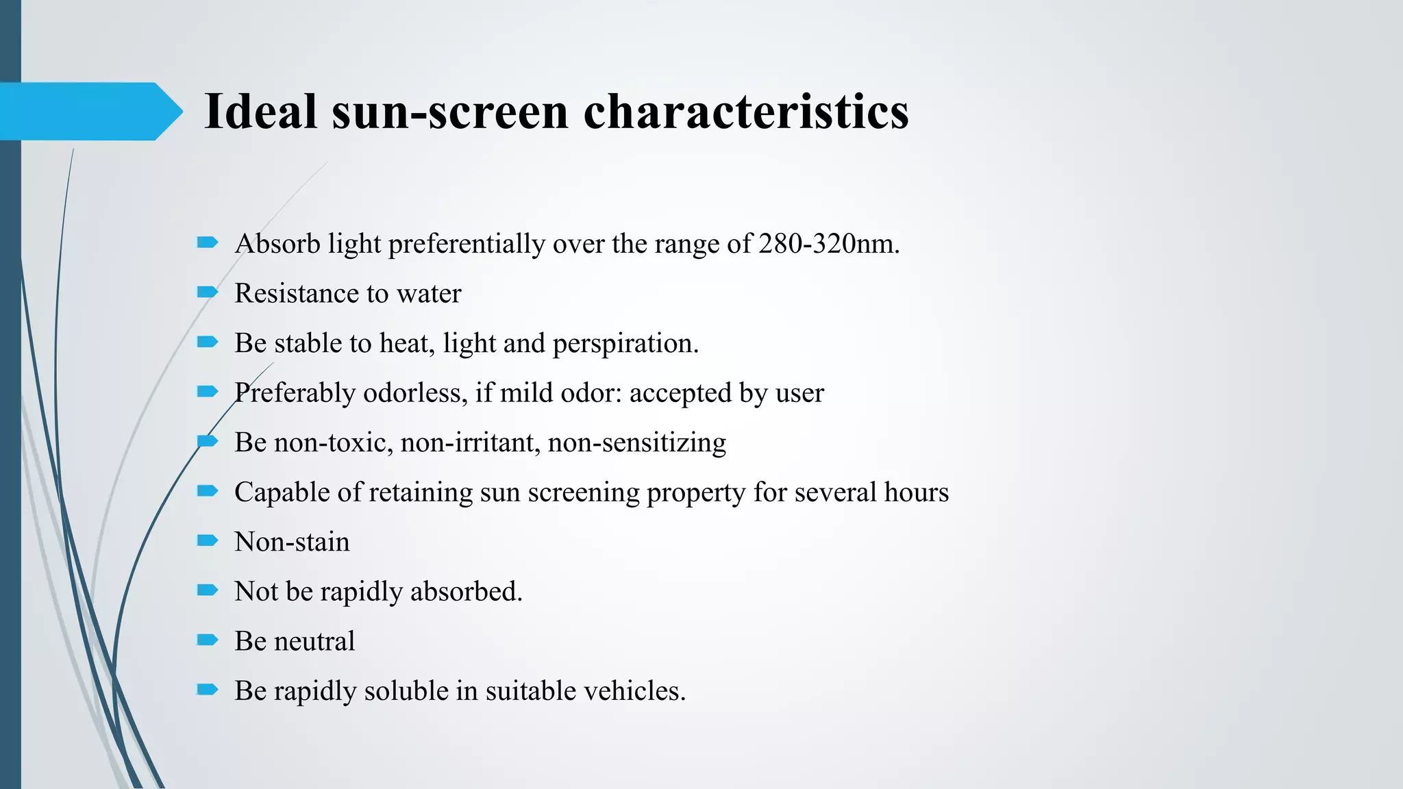 Sunscreen, Classifications, Sun Protection Factor(SPF), Regulatory ...