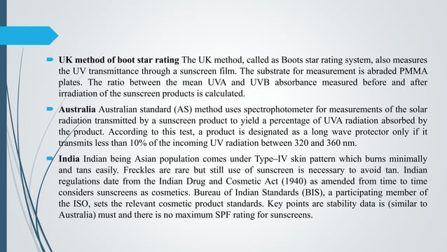 Sunscreen, Classifications, Sun Protection Factor(SPF), Regulatory aspects | PPTX | Skin Care ...