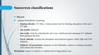 Sunscreen, Classifications, Sun Protection Factor(SPF), Regulatory ...