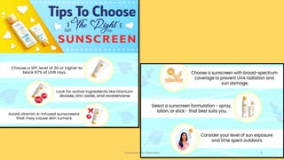 sunscreen a review.pptx | Skin Care | Beauty