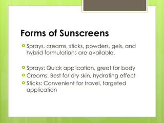 Sunscreen Tips for Skin Protection and Sun Safety | PPT