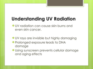 Sunscreen Tips for Skin Protection and Sun Safety | PPT