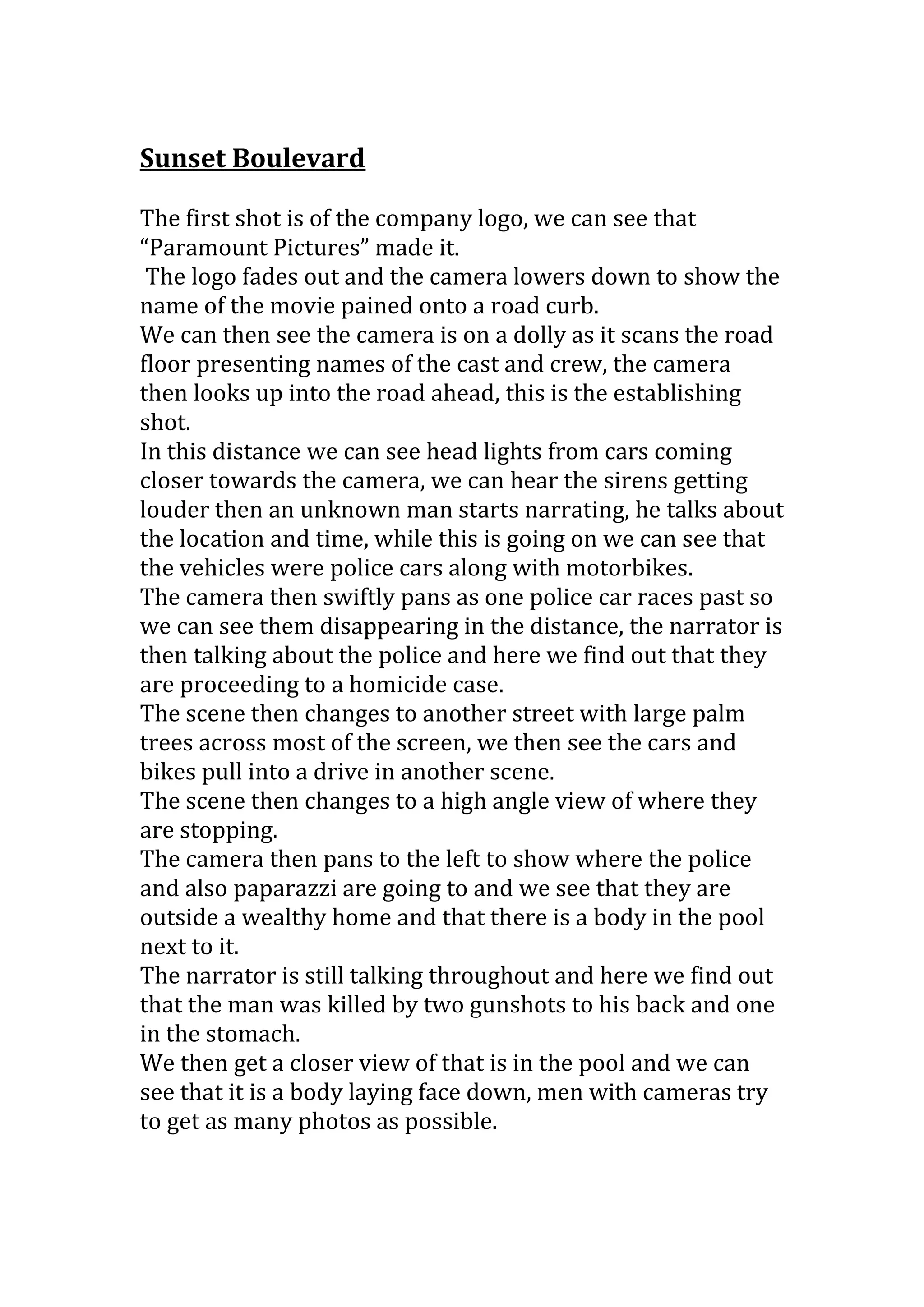 Sunset boulevard | PDF