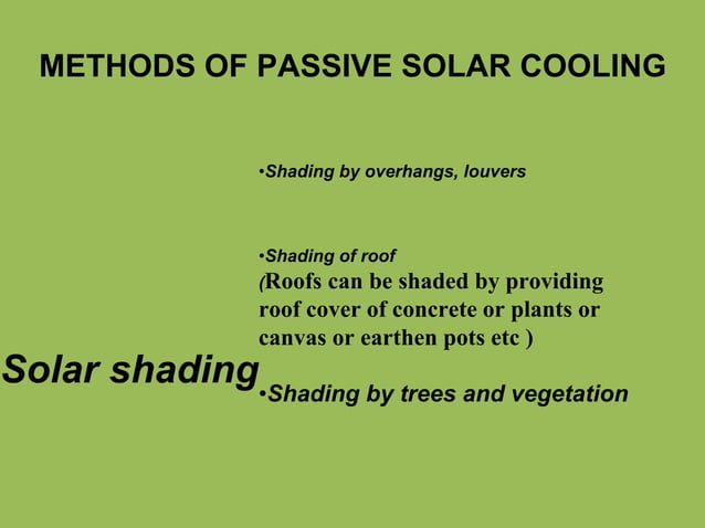 Sun shading device A | PPT