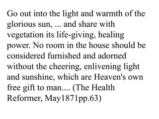 HEALTH BENEFITS OF SUNSHINE FOR LONGER LIFE.pptx