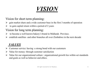 business proposal for sunshine bakery | PPTX
