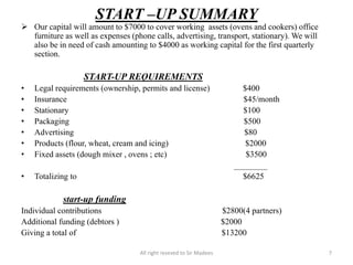 business proposal for sunshine bakery | PPTX