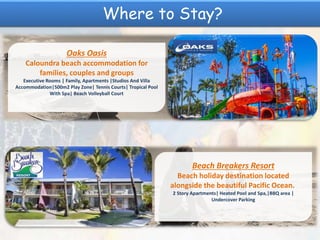 Sunshine coast - Ultimate Family Destination | PPTX
