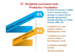 Sun shine group assessing vocabulary | PPT