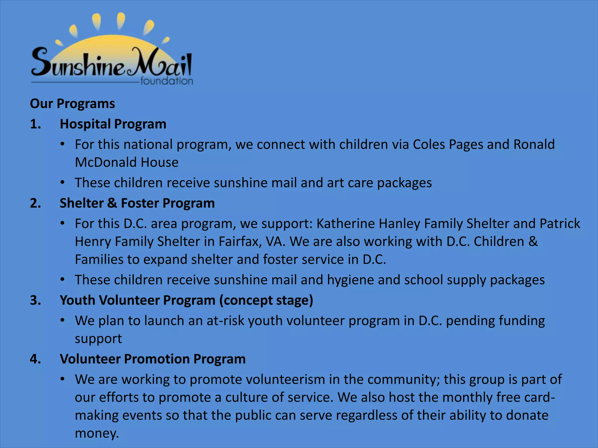 Sunshine Mail Presentation | PPTX | Adoption and Fostering | Parenting