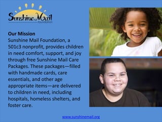 Sunshine Mail Presentation | PPTX | Adoption and Fostering | Parenting