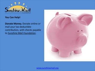 Sunshine Mail Presentation | PPTX | Adoption and Fostering | Parenting