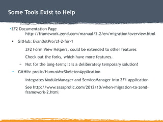 Sunshine php practical-zf1-zf2-migration | PPT