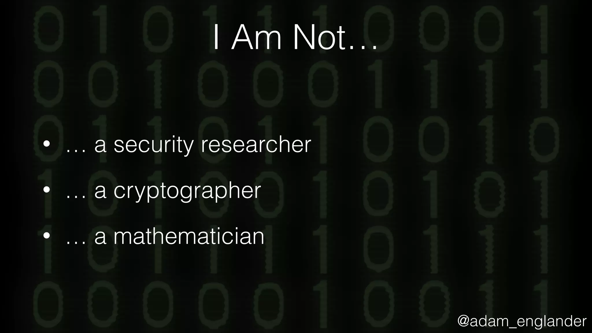 SunshinePHP 2017: Tales From The Crypt - A Cryptography Primer | PPT