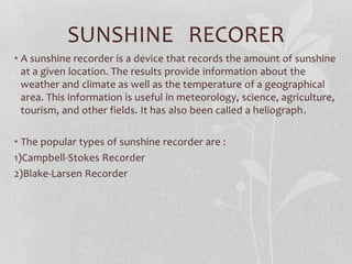 Sunshinerecorder | PDF