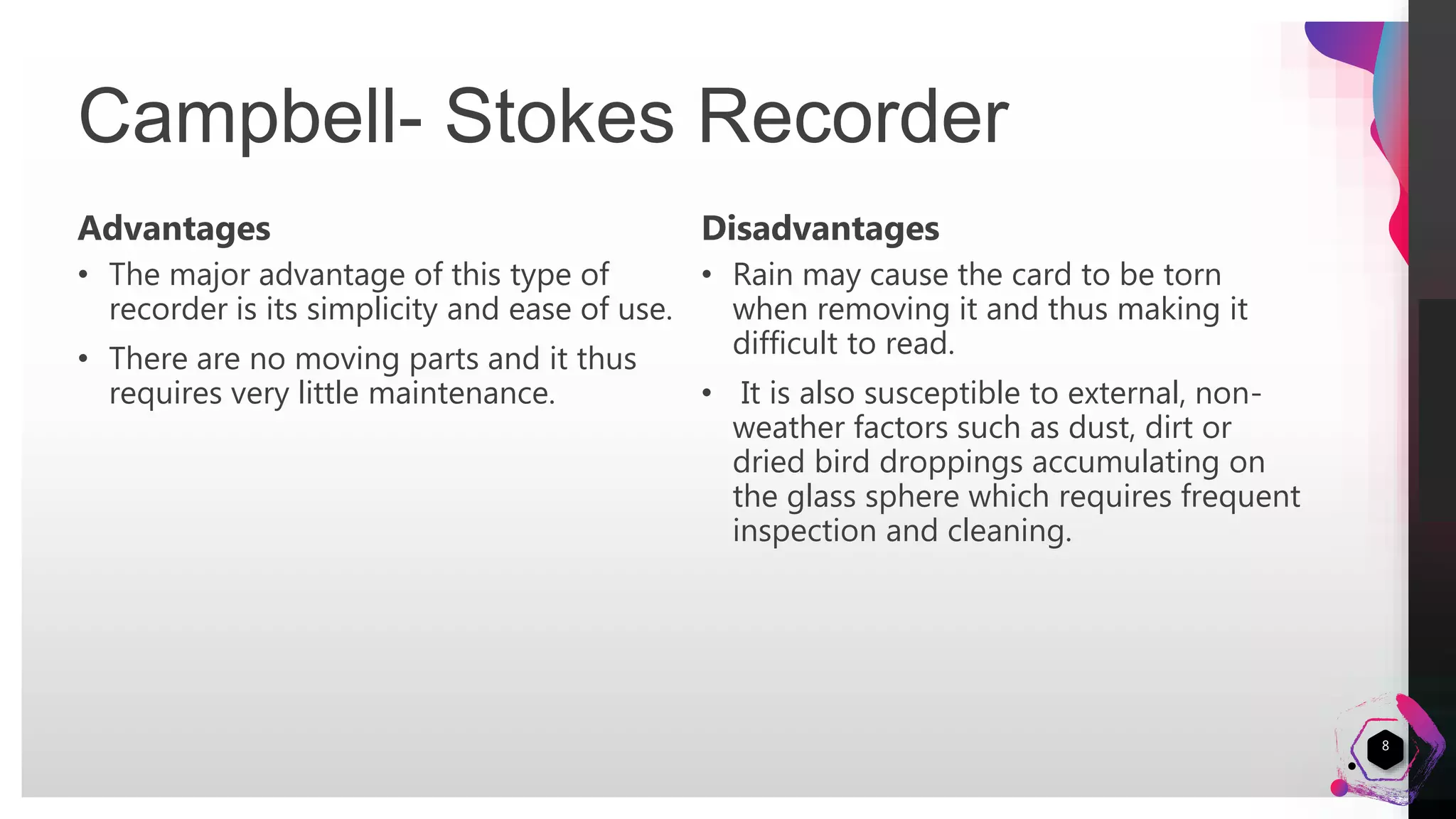 Sunshine Recorder | PPTX