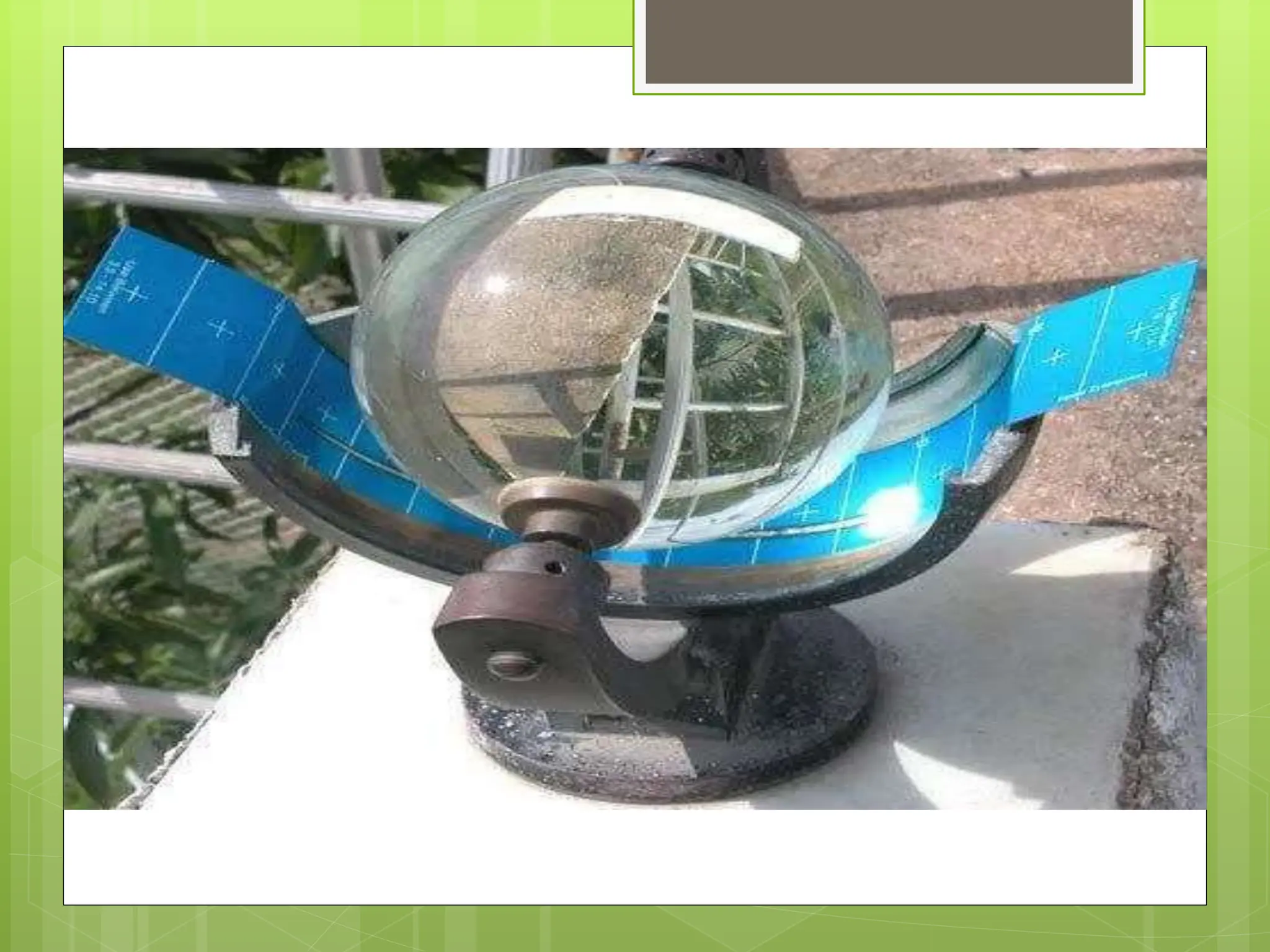 SUNSHINE RECORDER Meteorology (Agronomy).pptx