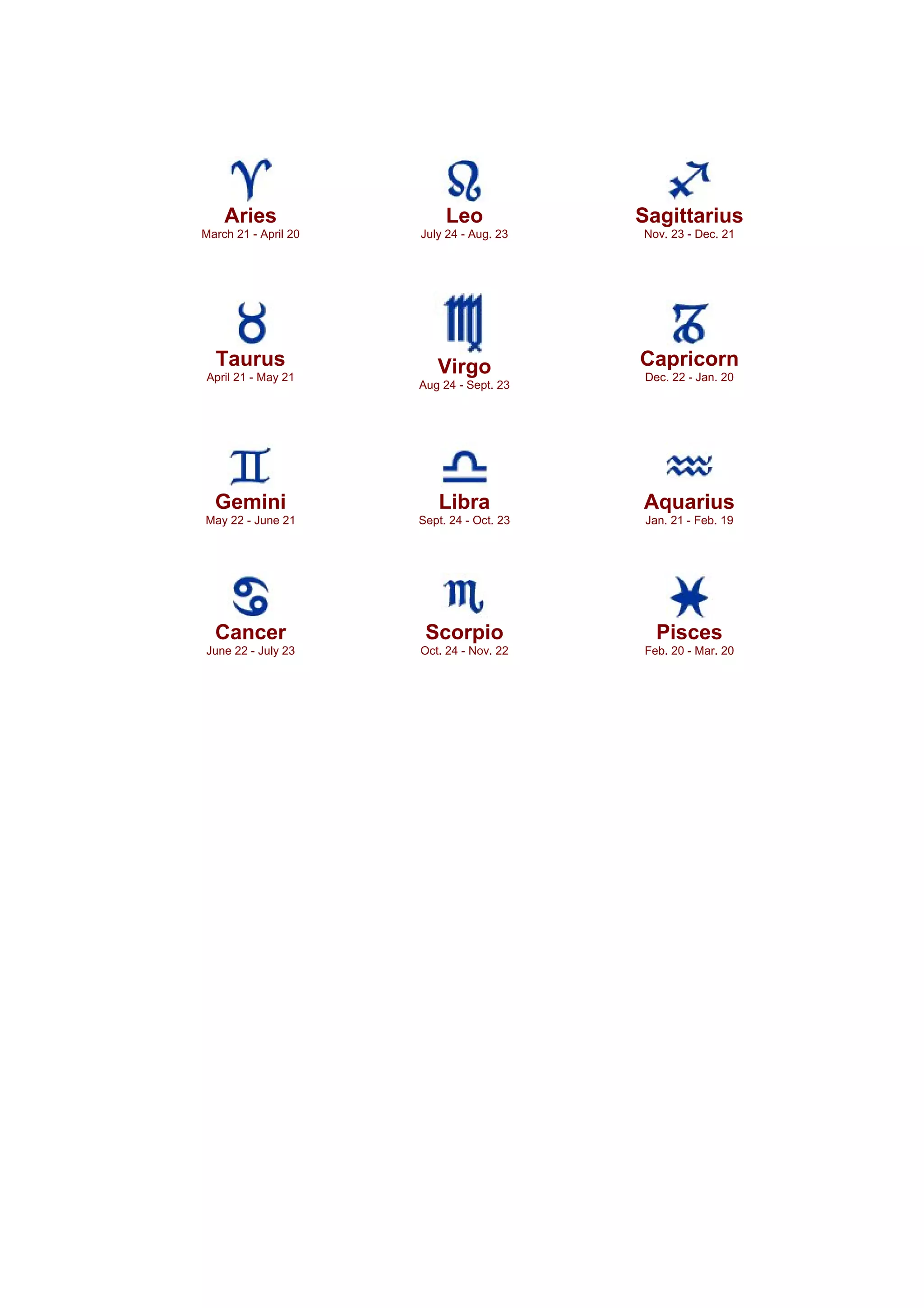 Sun Signs By Linda Goodman | PDF